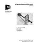 Product Manuals - E.H. Wachs Industrial Products